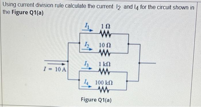 Solved Using current division rule calculate the current 12 | Chegg.com
