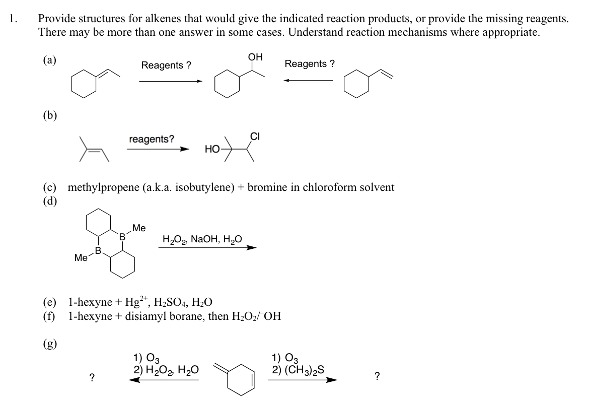 Solved Provide structures for alkenes that would give the | Chegg.com Solved Provide structures for alkenes that would give the | Chegg.com