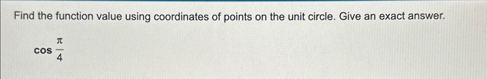 Solved Find the function value using coordinates of points | Chegg.com