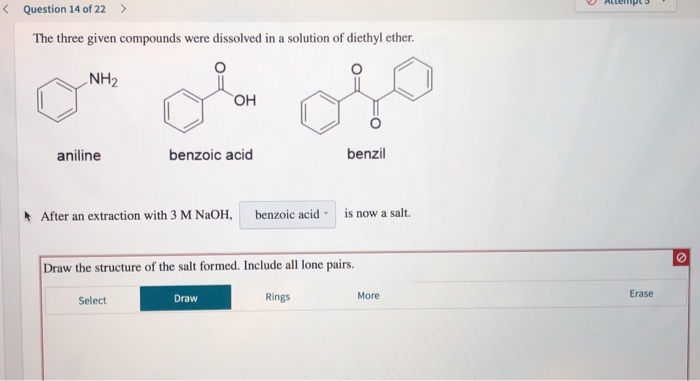 Solved Can you draw the structure of the salt formed? | Chegg.com