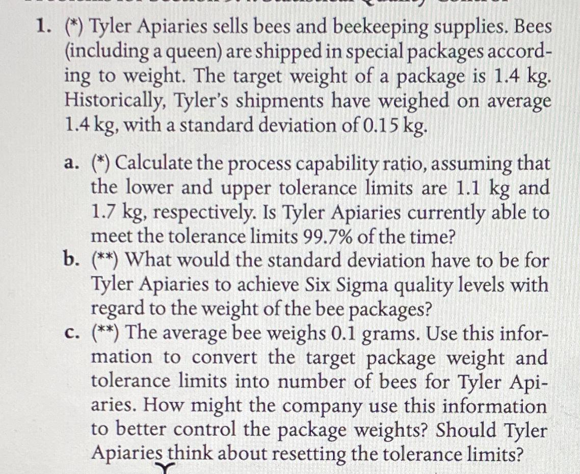 Solved () ﻿Calculate the process capability ratio, assuming | Chegg.com