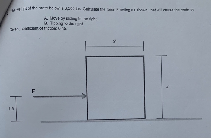 Solved 1 A block rests on an incline plane as shown below. | Chegg.com