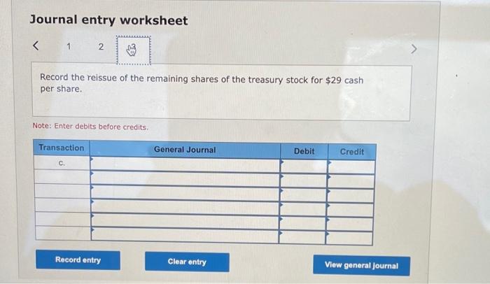 Solved 2. Prepare the stockholders' equity section after the | Chegg.com