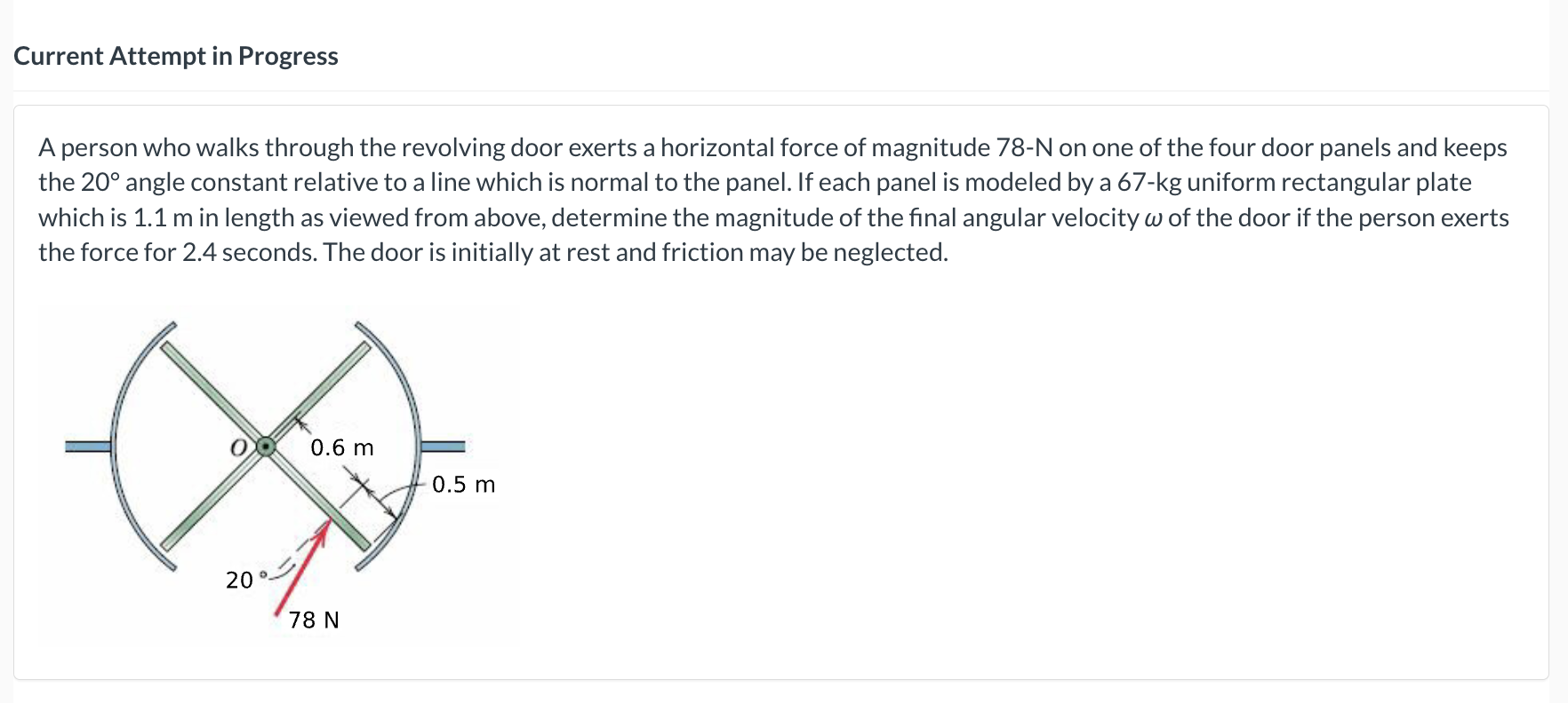 Solved Current Attempt in ﻿ProgressA person who walks | Chegg.com