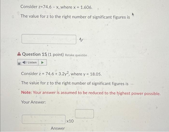 Solved A Question 11 (1 point) Retake question Listen | Chegg.com