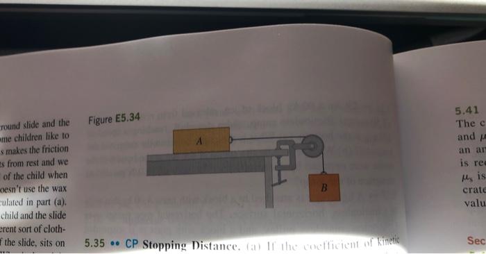 Solved 5.34 Consider the system shown in Fig. E5.34. Block A | Chegg.com