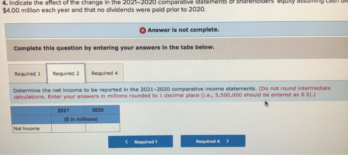 Solved Exercise 20-7 (Algo) Change in principle; Change in | Chegg.com