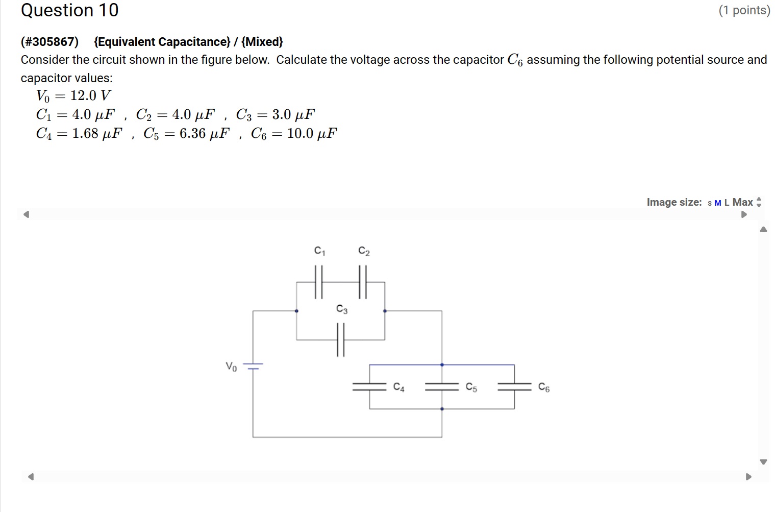 Solved Question 10(#305867) {Equivalent | Chegg.com