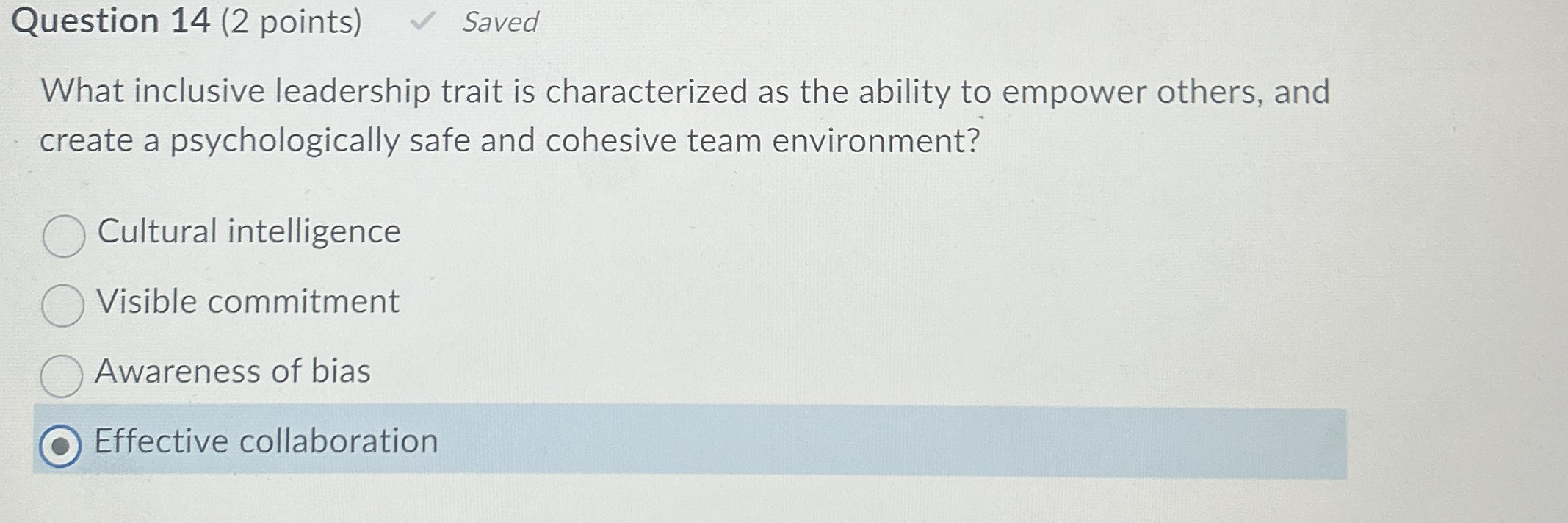 Solved Question 14 (2 points) SavedWhat inclusive | Chegg.com Solved Question 14 (2 points) SavedWhat inclusive | Chegg.com
