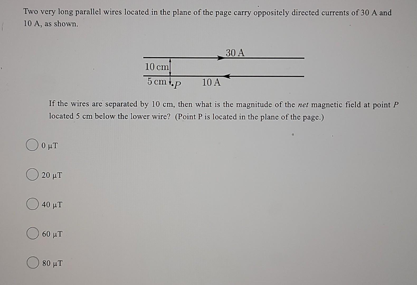 Solved Two very long parallel wires located in the plane of | Chegg.com
