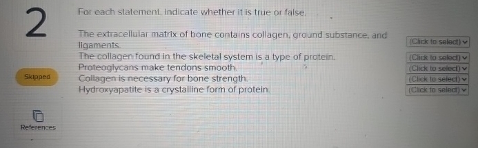 Solved For each statement, indicate whether it is true or | Chegg.com