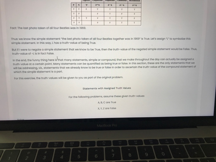 Solved 4 p4 PS P3 P" T T T F T TT T F T + T T т т F F T T | Chegg.com