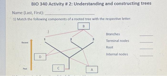 BIO 340 Activity \\# 2: Understanding and | Chegg.com