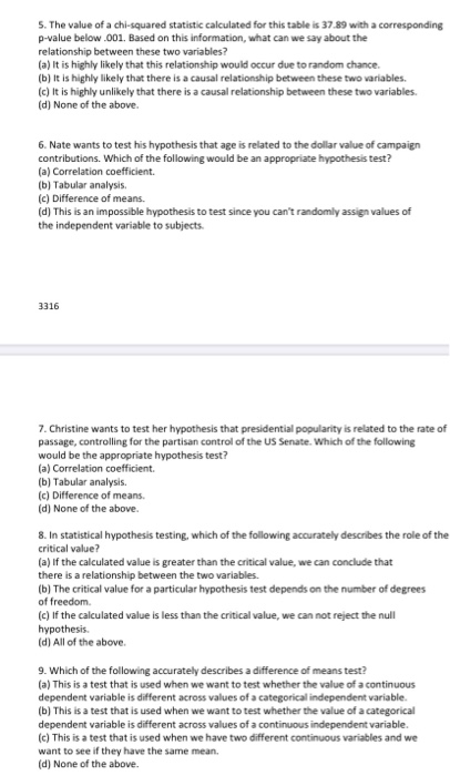 Solved Part I Bivariate Hypothesis Testing Lectures 15 20