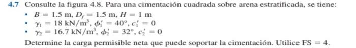 Determine la carga permisible neta que puede soportar | Chegg.com