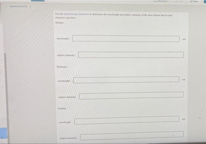 Solved Question 1 of 21 > Write the element symbol that | Chegg.com