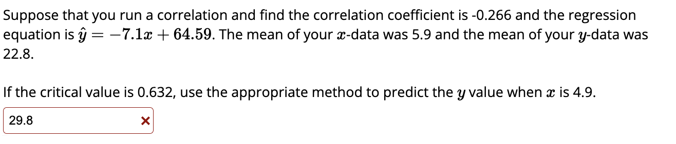 Solved Suppose that you run a correlation and find the | Chegg.com