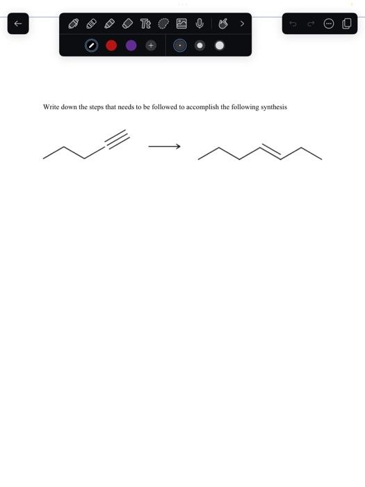 Solved Two step syntheses: Complete the synthesis and | Chegg.com