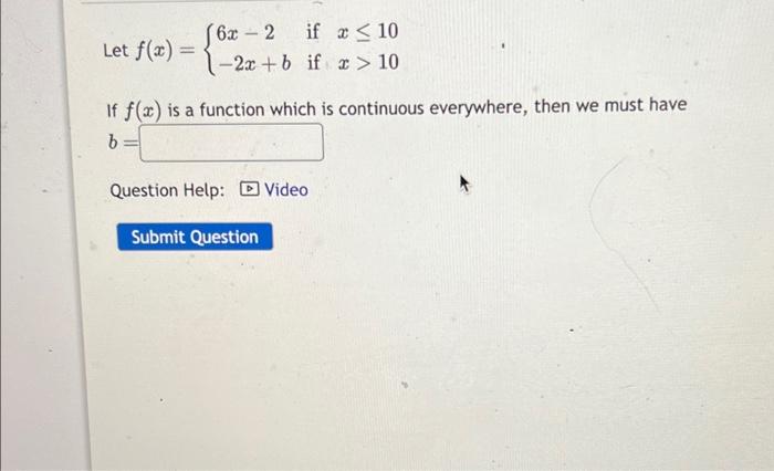 Solved If F X Is A Function Which Is Continuous Everywhere