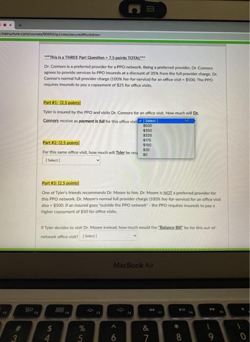 Solved instructure.comycourses/9065579 secured lockdown | Chegg.com