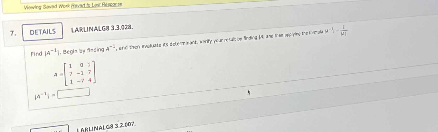 Solved Viewing Saved Work Revert to Last Response7. | Chegg.com