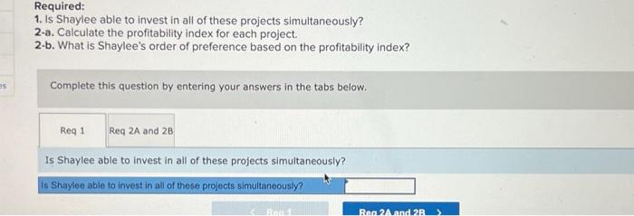 Solved E11-8 (Algo) Comparing Projects Using Profitability | Chegg.com
