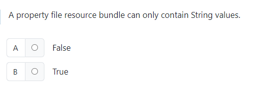 Solved A property file resource bundle can only contain | Chegg.com