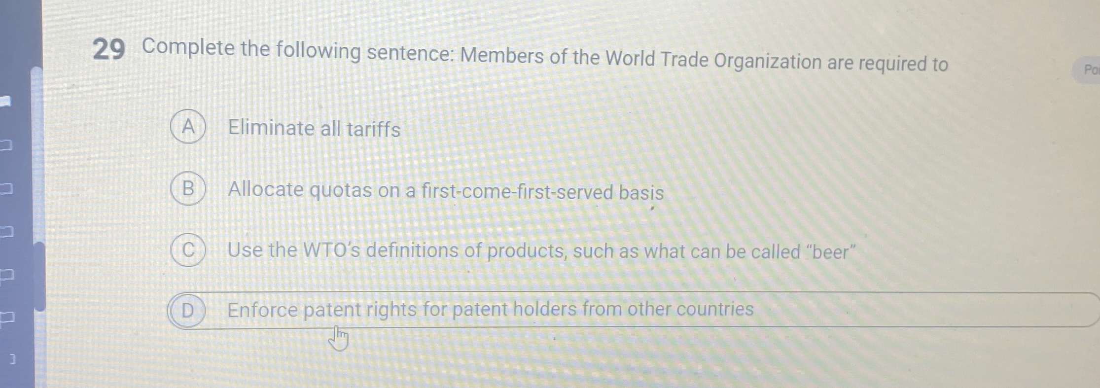Solved 29 ﻿Complete the following sentence: Members of the | Chegg.com