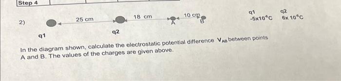 Solved In the diagram shown, calculate the electrostatic | Chegg.com