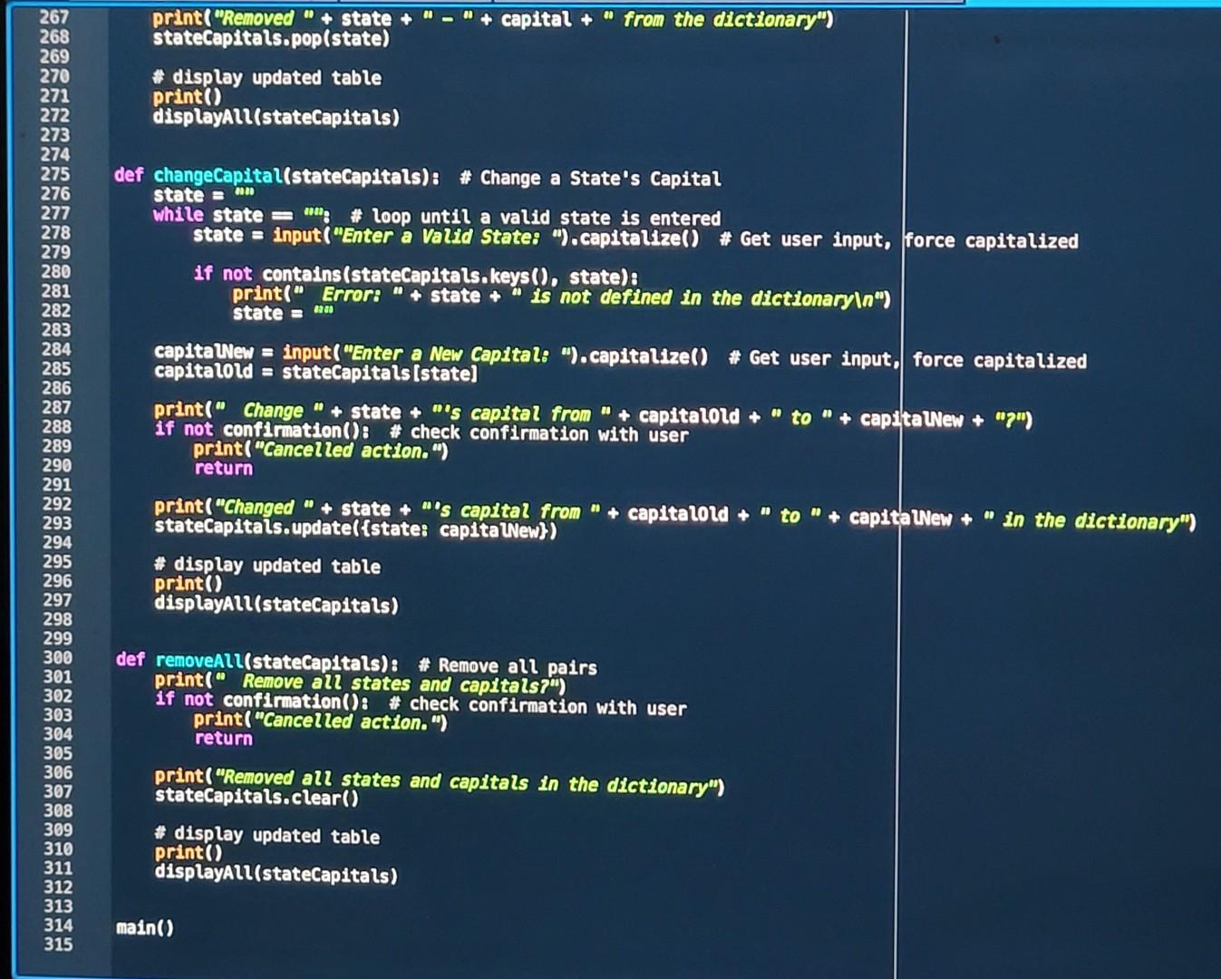 How can I pickle this code | Chegg.com