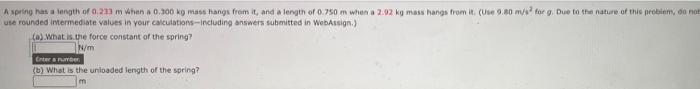 Solved use rounded intermediate values in your cakutations - | Chegg.com