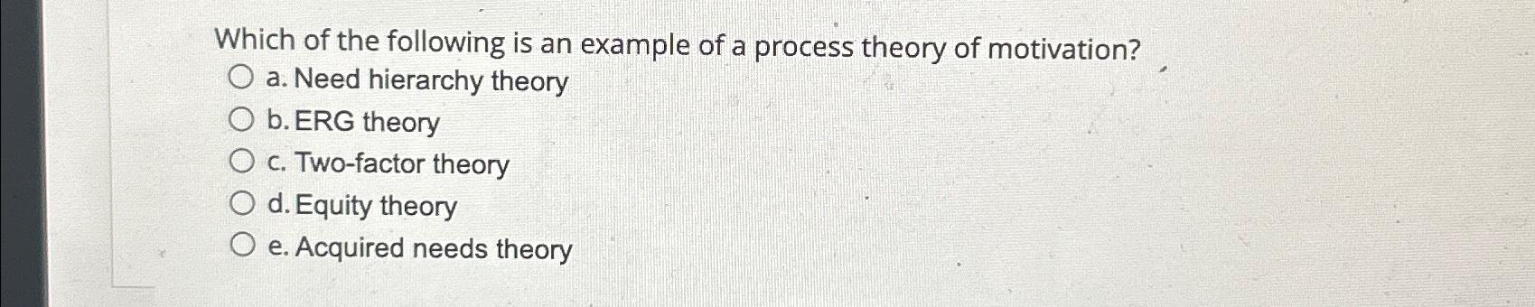 Solved Which of the following is an example of a process | Chegg.com