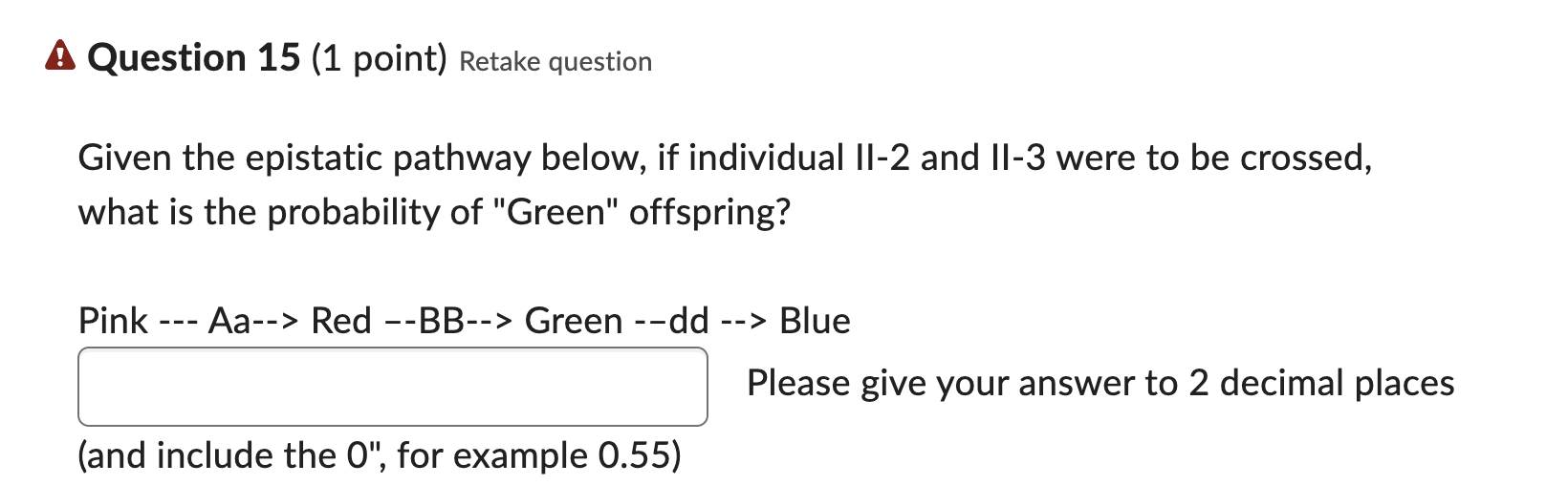 Solved Question 15 (1 ﻿point) ﻿Retake questionGiven the | Chegg.com