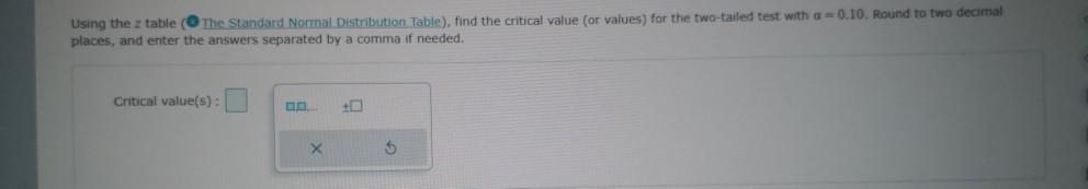Solved Using the table (The Standard Normal Distribution | Chegg.com