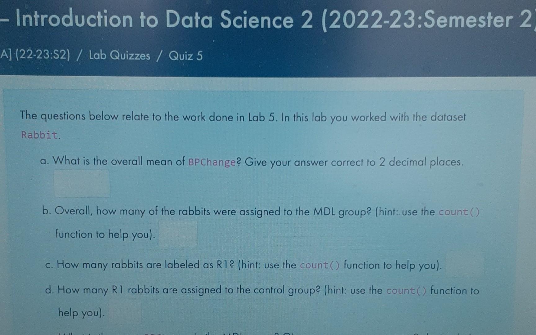 Solved The questions below relate to the work done in Lab 5. | Chegg.com