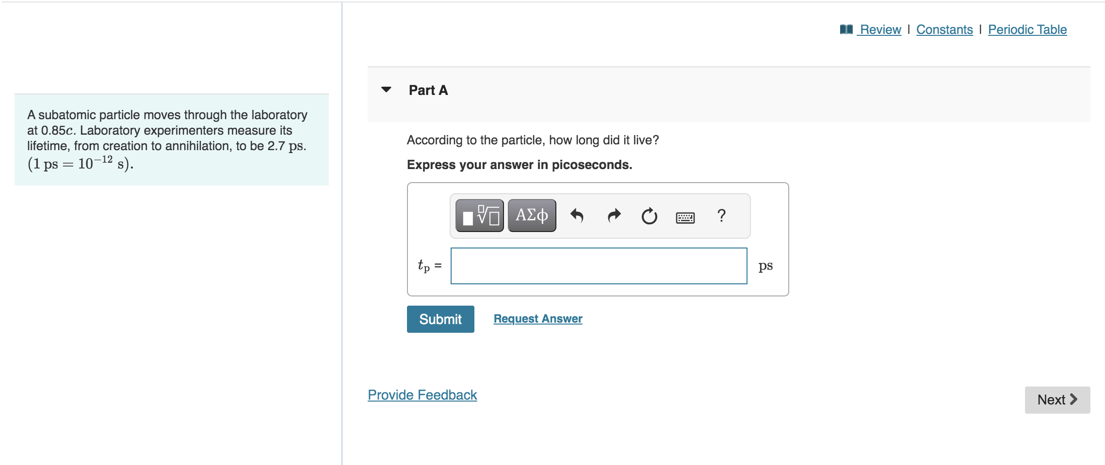 Solved A subatomic particle moves through the laboratoryat | Chegg.com