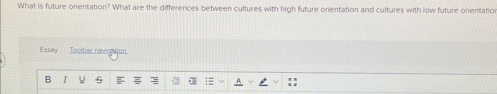 Solved What is future orientation? What are the differences | Chegg.com