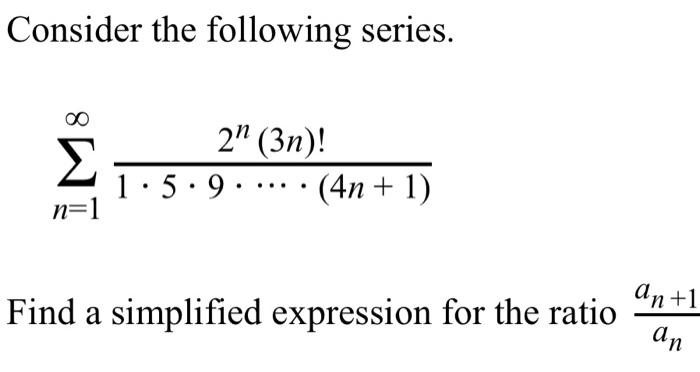 Solved Consider the following series. | Chegg.com