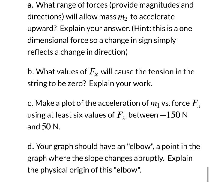 Solved 2. Two Blocks Pulled and Pushed Two blocks, m1=2.00 | Chegg.com