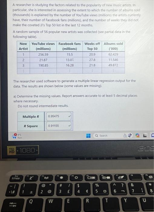 Solved Please resolve for part b, c and D. C is the only one | Chegg.com