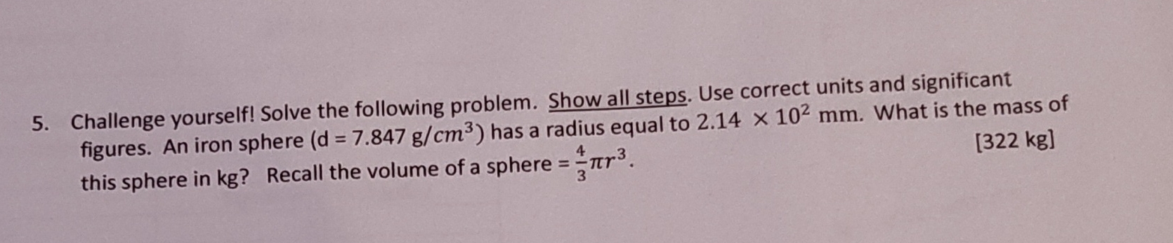 Challenge yourself! Solve the following problem. Show | Chegg.com