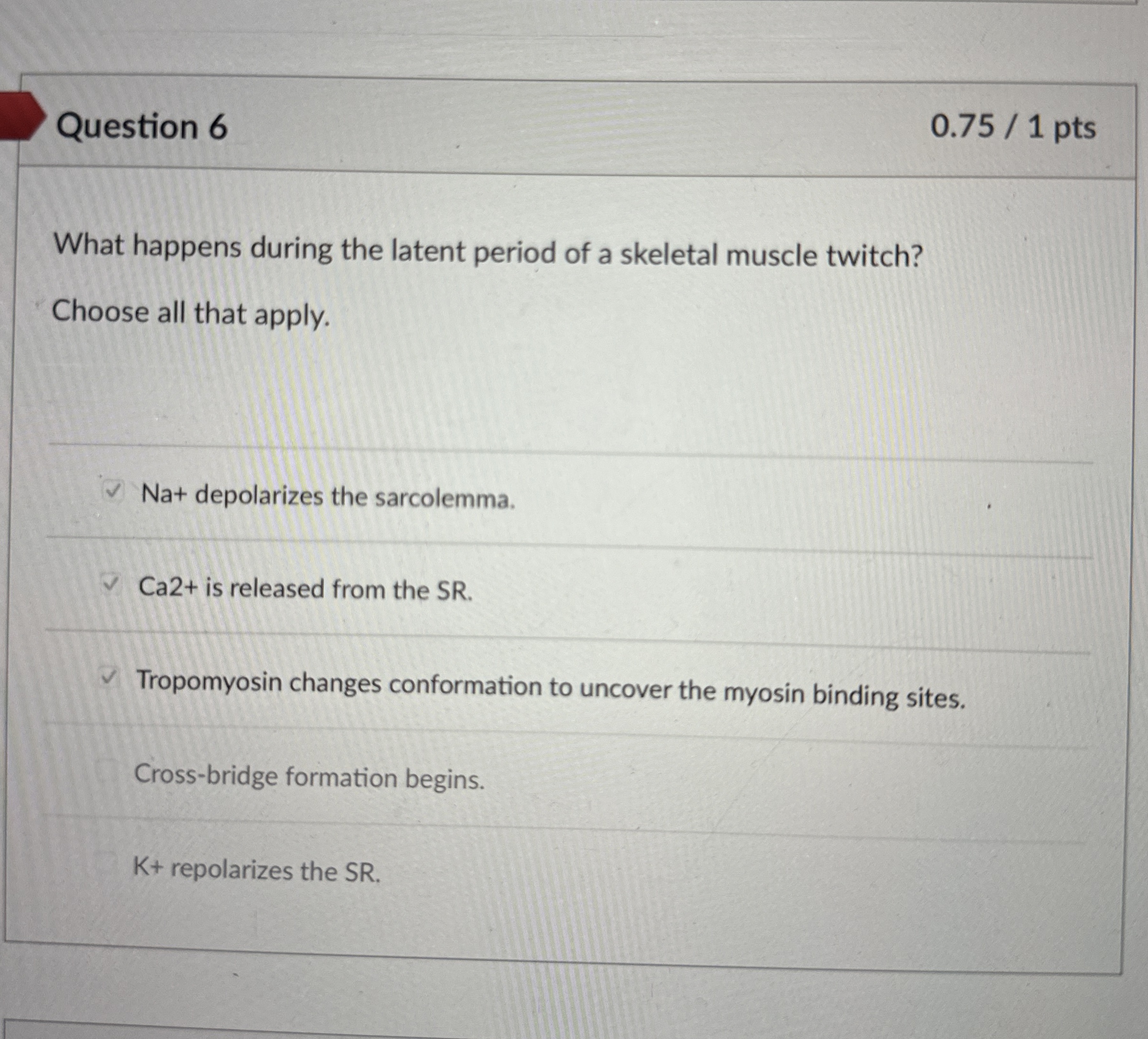 Solved Question 60.75 / 1 ﻿ptsWhat happens during the latent | Chegg.com