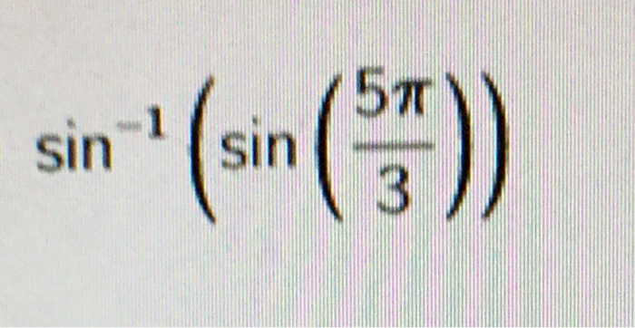 Solved sin (sin (** | Chegg.com
