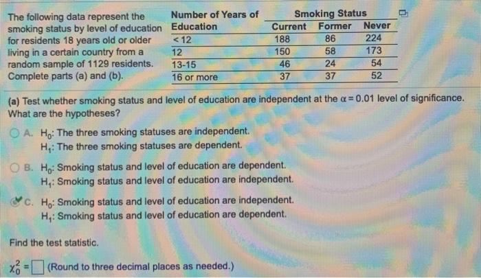 Solved a) Find Test Statistic, P-Value, and Conclusion. b) | Chegg.com