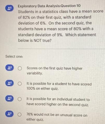 Solved Exploratory Data Analysis:Question 10 Students in a | Chegg.com