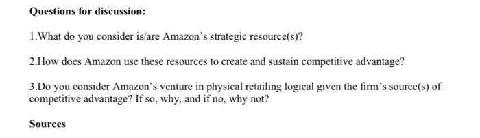 Solved CASE Study: Amazon-The Everything Store Founded by | Chegg.com