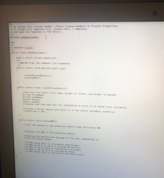 Use the attached zip file containing a skeleton of a | Chegg.com