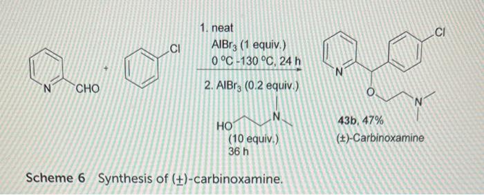 Solved 1. neat AlBr3 (1 equiv.) 0∘C−130∘C,24 h | Chegg.com
