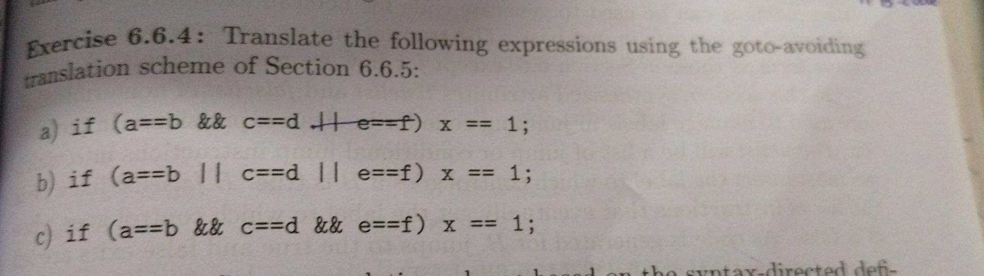 Solved Exercise 6.6.4: Translate the following expressions | Chegg.com