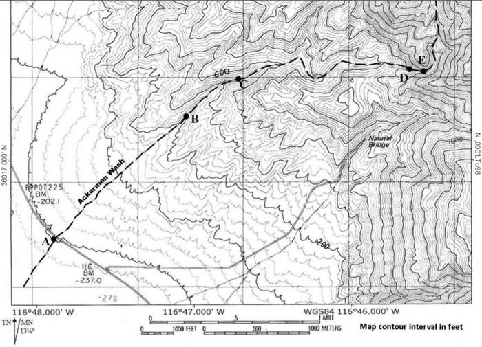 Solved Ackerman Wash.pdf Using the portion of a USGS | Chegg.com